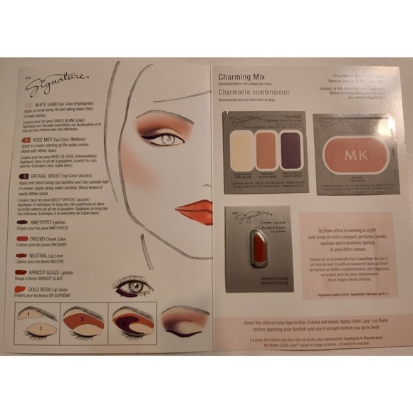 Mary Kay | Bath & Body | Mary Kay Color Cards 23 Satin Hands Face ...